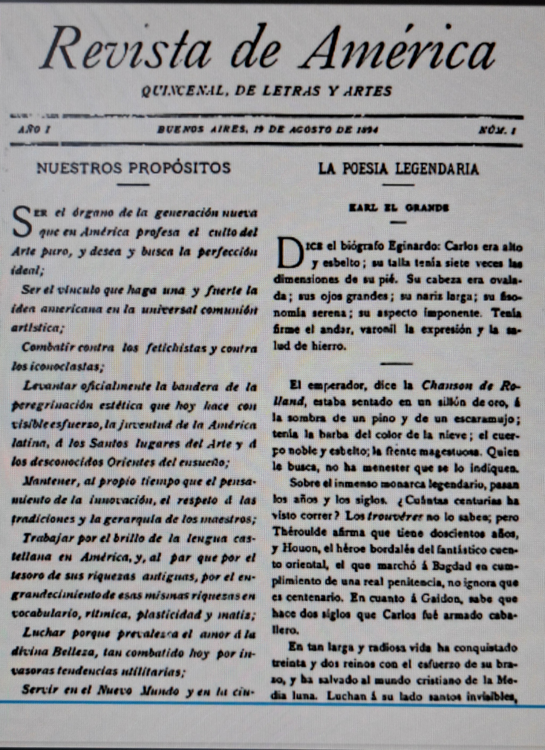 BOYD GEORGE CARTER DESCUBRIDOR DE “LA REVISTA AMÉRICA”. – Escritores Libres